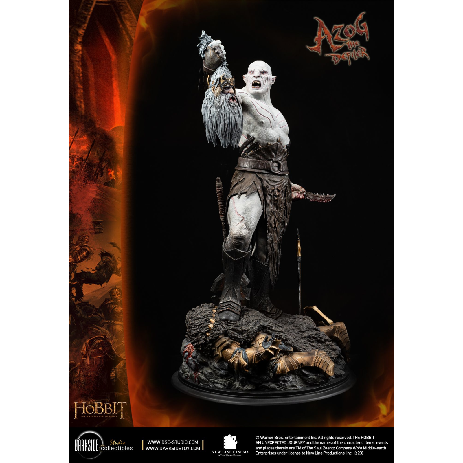 Azog The Defiler John Howe Signature Edition Masters Series 1/3 by ...