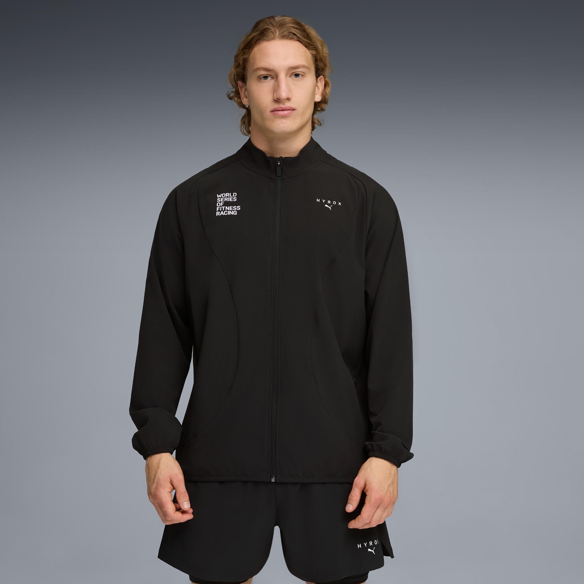 MEN'S DRYELITE WARM UP JACKET - black - M | HYROX Shop Official
