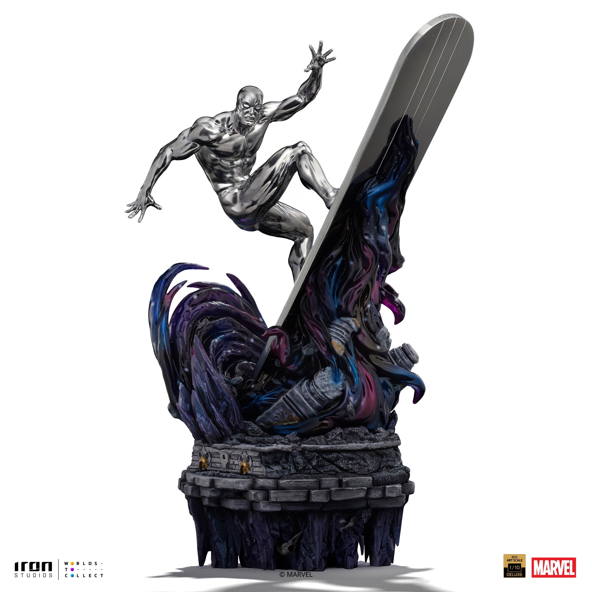 Iron Studios Marvel Infinity Gauntlet Diorama Art Scale 1/10 Silver ...