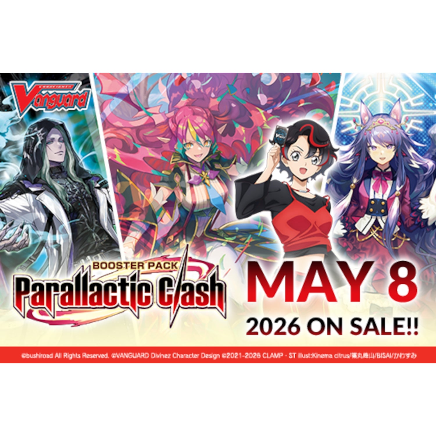 Cardfight!! Vanguard Booster Box: Parallactic Clash (16 Packs) | Zavvi UK