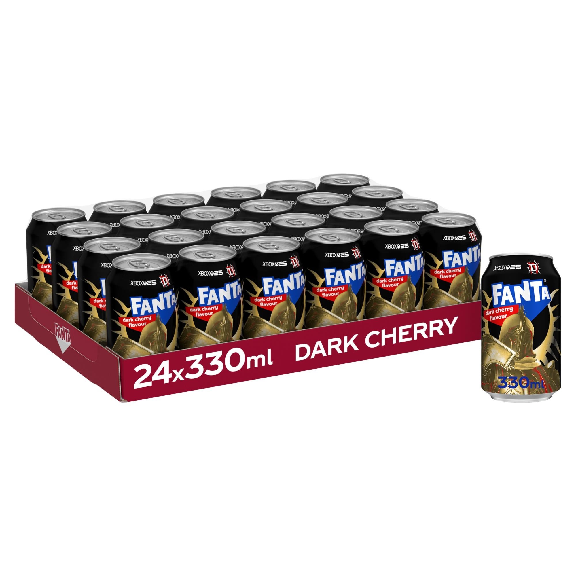 Fanta Dark Cherry 24 x 330ml | Your Coca-Cola UK