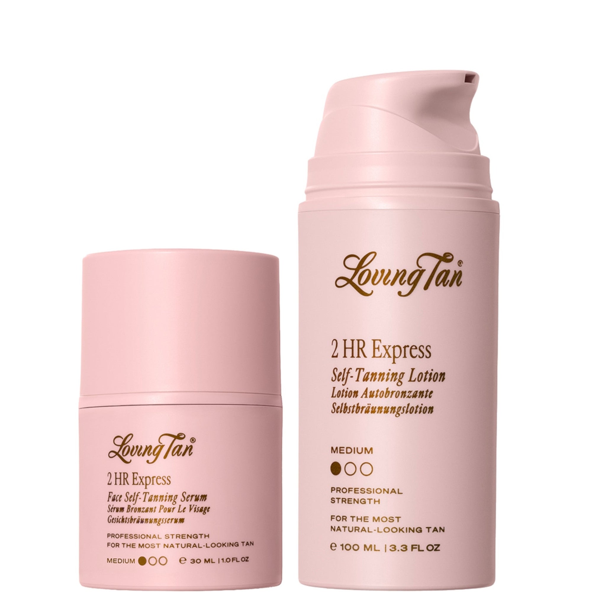 Loving Tan 2HR Express Tanning Lotion & 2HR Express Face Tanning Serum ...