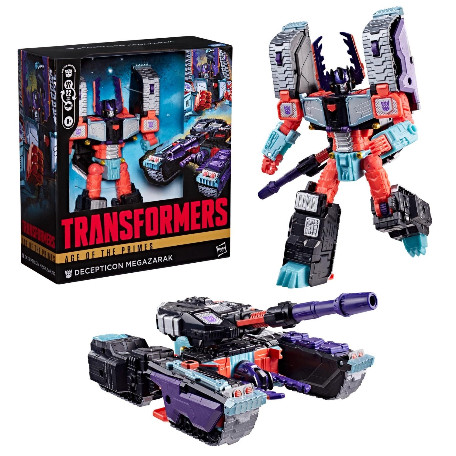 Transformers Age of the Primes Megazarak, Leader Class 19 cm Converting ...